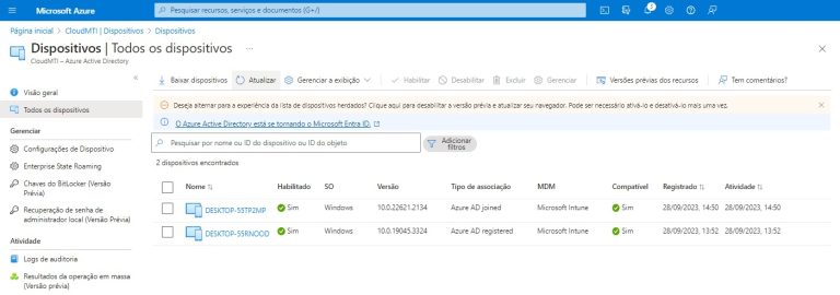 Habilitando registro automático de dispositivos no Microsoft Intune - CloudMTI